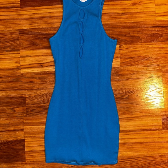 Garage | Dresses | Garage Vibrant Blue Mini Dress | Poshmark
